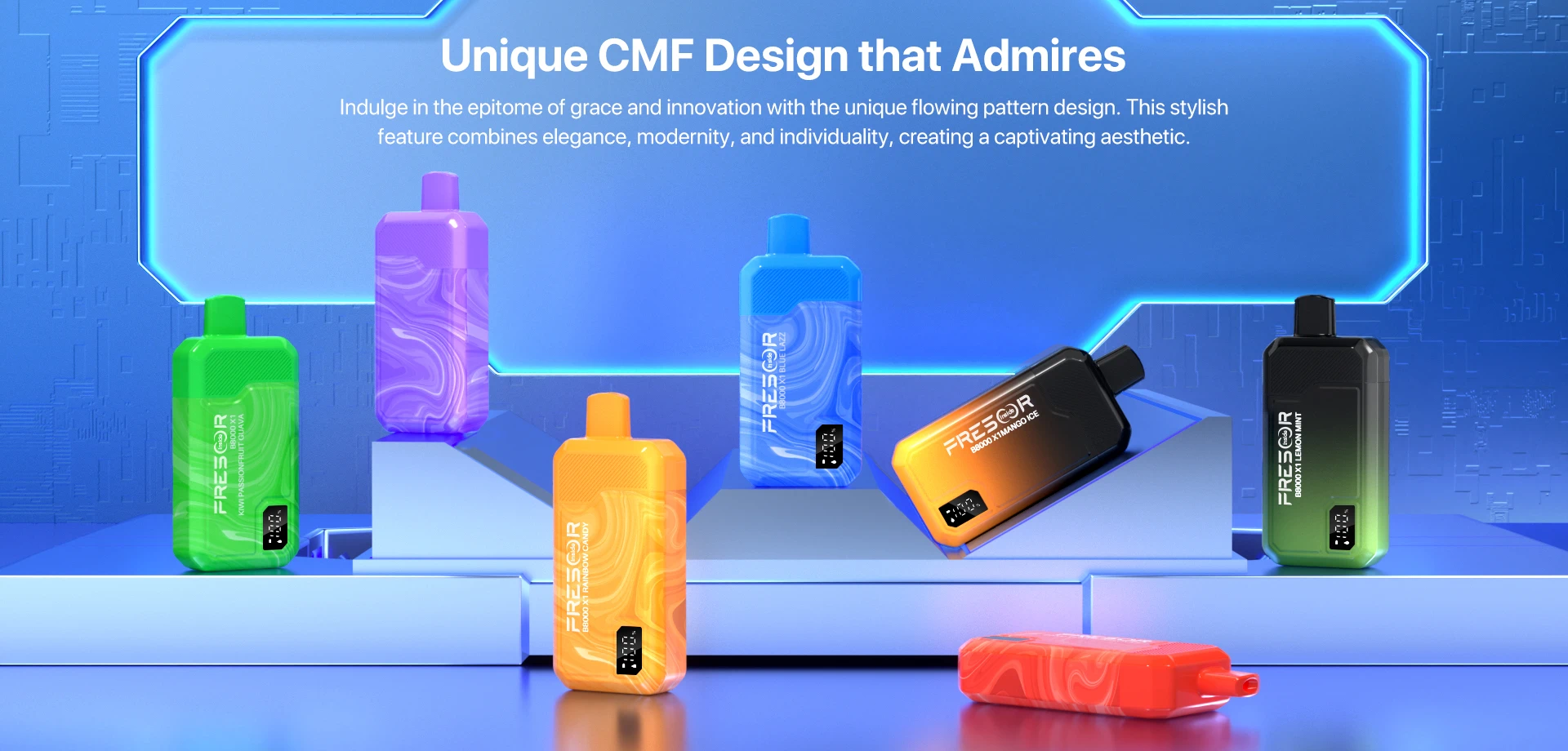 FRESOR B8000 X1 Screen Disposable Vape AH4303 - ALD